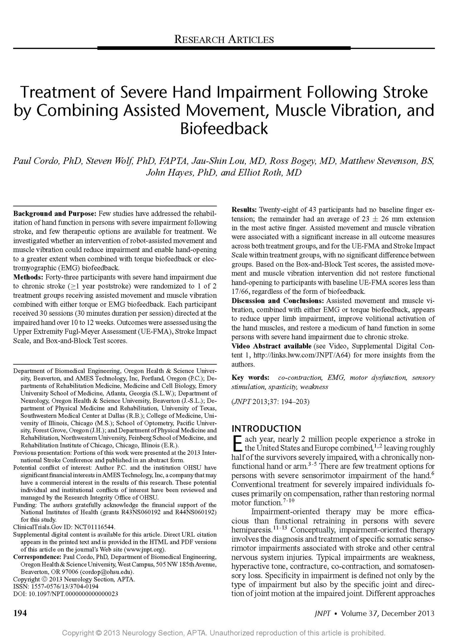 Clinical Papers – iotech